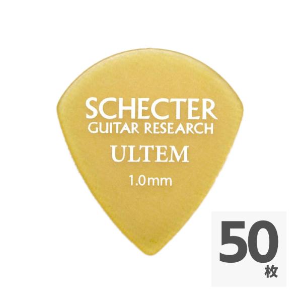 SCHECTER SPJ-10-UL JAZZタイプ 1.0mm ウルテム ギターピック×50枚人の爪やべっ甲に近い素材として知られる「ウルテム素材」は、従来の素材に比べて削れにくいのが特徴です。また、弦を弾いたときのアタックに優れ、音の粒...