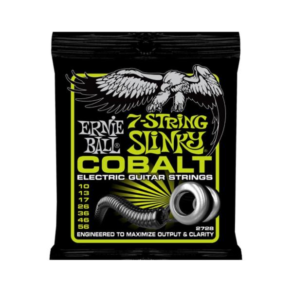 ERNIE BALL 2728 Cobalt 7-String Regular Slinky エレキギター弦※3セットでの販売です。世界で初めてアーニーボールが完成させたコバルト・ストリングスは、従来のニッケル合金よりも高い磁性体を特徴にし...