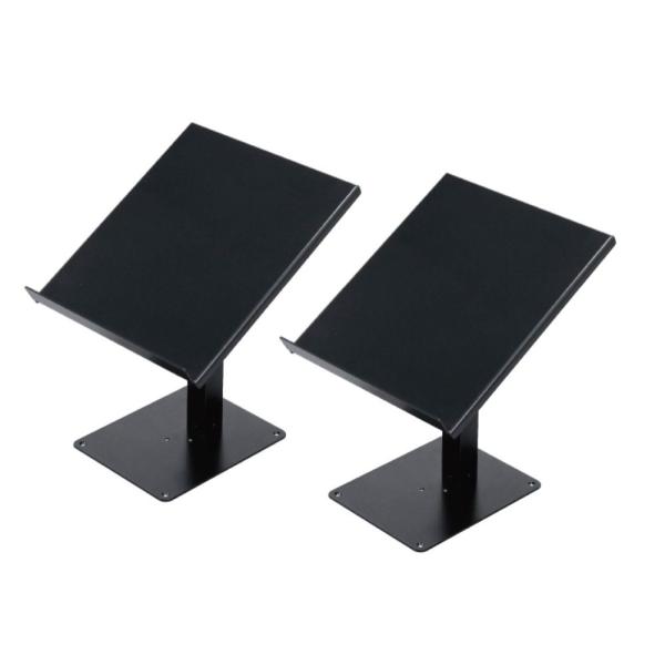 便利なDJ用CDプレイヤースタンドです。大きめサイズのCDJにも対応したLサイズです。アナログターンテーブルと同時に使用する、4台使いで使用する、操作性向上のために二台で使用するなど様々なシーンでご利用いただける便利なスタンドです。