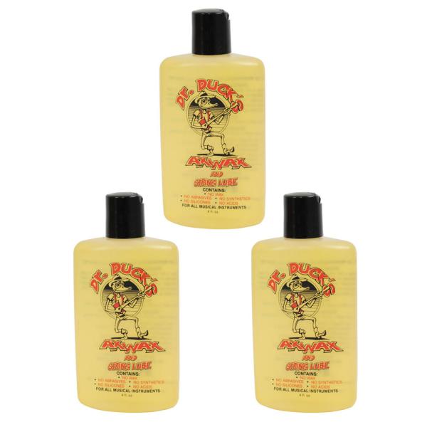Dr.DUCK'S Dr.DUCK'S WAX ギターワックス×3本セット天然素材でできた、アメリカ生まれのWAX、Dr.DUCK'S WAXです。これ一本でギターだけでなく、あらゆる楽器のあらゆる箇所の保護、つや出しができます。ギター本体...