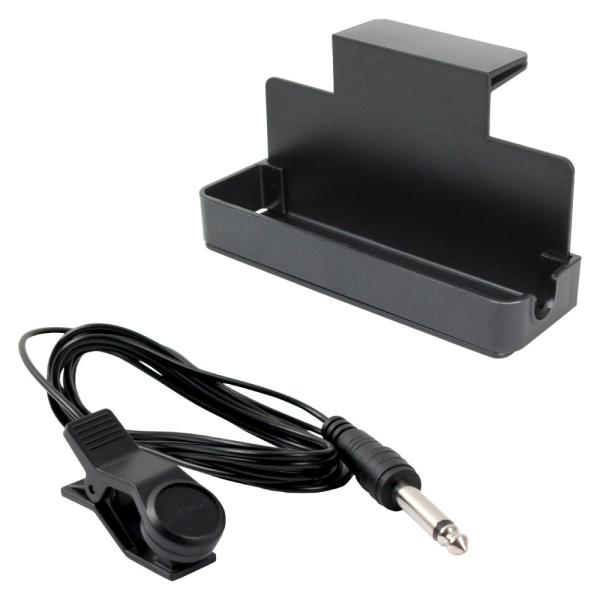 Flanger FA-01 チューナーマイク 譜面台トレイラック付きセット  管楽器や弦楽器、アコースティックギター等のチューニングに便利なコンタクトマイクに譜面台への取り付けが可能な譜面台トレイラックをお付けしたセット商品です。トレイラッ...