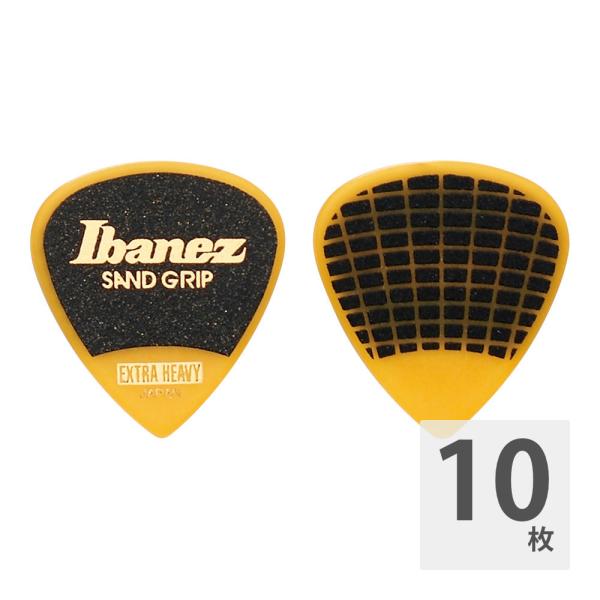 ギターピック 10枚 セット アイバニーズ 1.2mm エクストラヘビー PA16XSG-YE EXTRA HEAVY IBANEZ イバニーズ。グリップ部分のパターンを改め、一層グリップ力を高めたグリップ・ウィザード・シリーズ・ピック、サ...