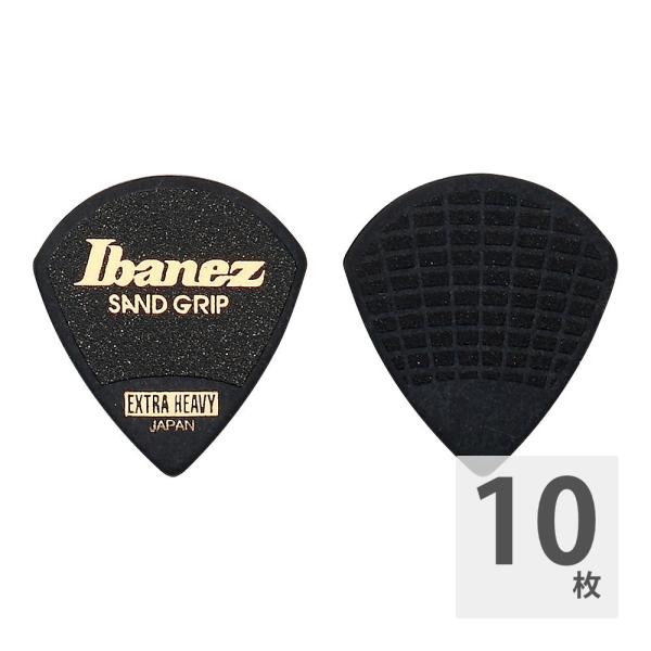 ギターピック 10枚 セット アイバニーズ 1.2mm エクストラヘビー PA18XSG-BK EXTRA HEAVY IBANEZ イバニーズ。グリップ部分のパターンを改め、一層グリップ力を高めたグリップ・ウィザード・シリーズ・ピック、サ...