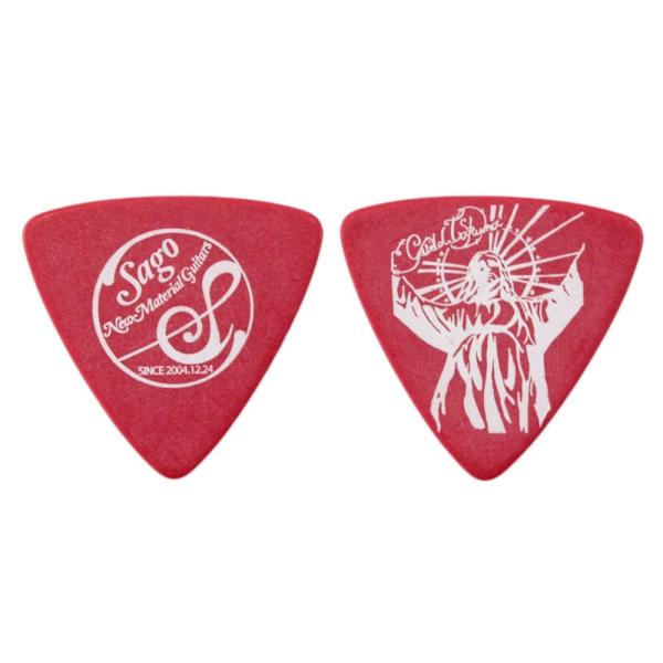 Sago ギルド TAKUMAモデル Red 1.0mm Polyacetal ギターピック×10枚。【ギルド/TAKUMA ポリアセタール1.0mm】ポリアセタール素材に映える赤白の単色プリントがシンプルで目を惹きます。厚みやエッジの効い...