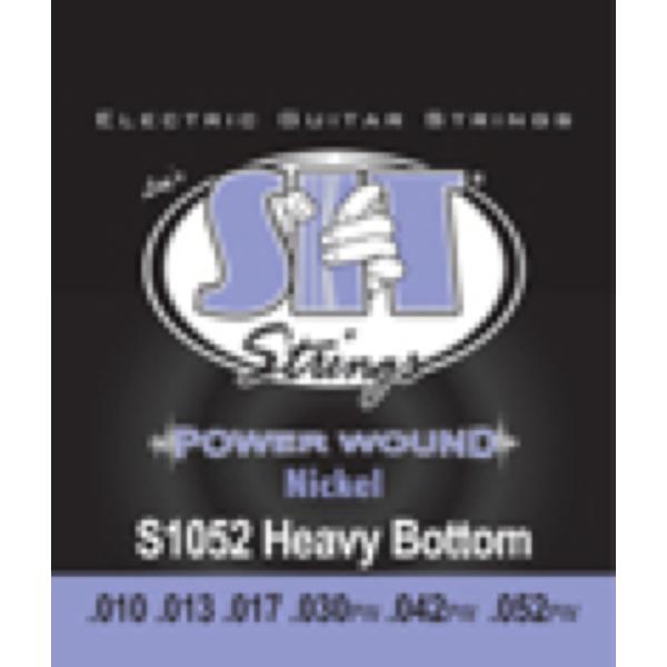 SIT STRINGS S1052 HEAVY BOTTOM エレキギター弦×3セット。  ジャンルを問わずオールマイティーに使えるニッケルプレーテッド・ワウンド弦です。 すべての音域においてバランス良く鳴り、クセがないので音作りがしやすい...