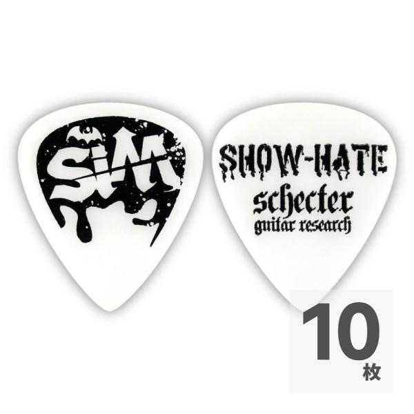 SCHECTER SPA-SM/SH SiM SHOW-HATEモデル ギターピック×10枚。SCHECTER SPA-SM/SH SiM SHOW-HATEモデル ギターピックSiMのギタリスト、SHOW-HATEモデルのピックです。※1...