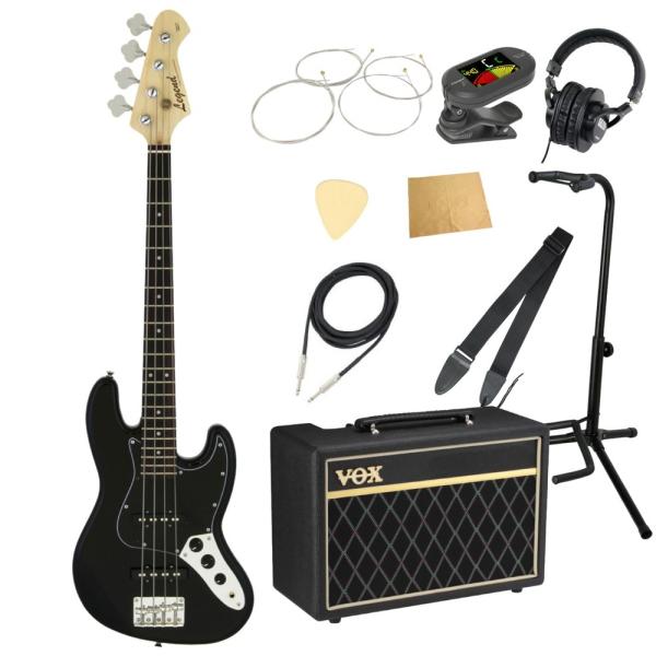 エレキベース 入門セット レジェンド ミニエレキベース LJB-MINI B/BK VOXアンプ付き 10点セット LEGEND ベース 初心者セット。※ベース本体、アンプ以外の小物類に関しては、用途は同じですが掲載画像の製品と異なる場合が...