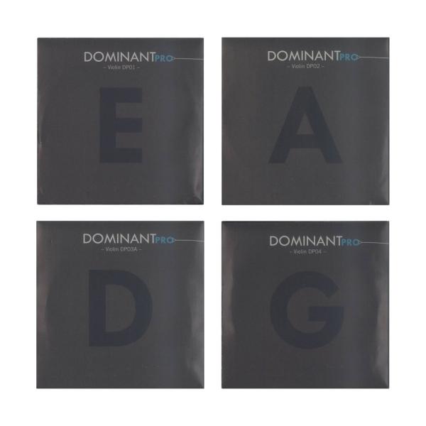 トマスティック バイオリン 弦 セット Dominant Pro 4/4 E線スチール ボール・ループ兼用エンド ドミナントプロ Thomastik。ドミナントの特徴と言える柔らかく、明るく太い音色をベースにそのまま生かしてパワフルなサウン...