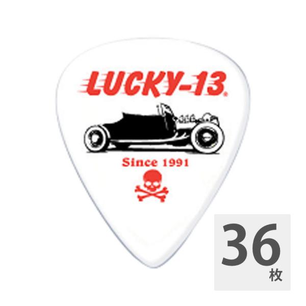 JIM DUNLOP Lucky 13 Rodder 1.00mm ギターピック×36枚。LUCKY 13は、1991年にカリフォルニアで数人で始めたアパレルメーカーです。音楽、カスタムモーターサイクル、B級ムービー、アート、タトゥなど様々...