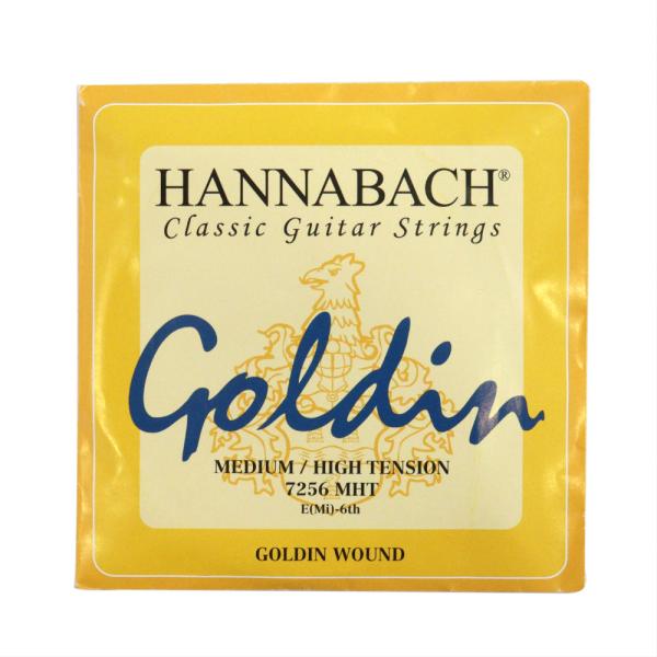 ハナバッハ クラシックギター弦 バラ弦 6弦 3本セット HANNABACH ミディアムハイテンション 7256MHT Goldin ギター弦 クラギ弦。クリアできらびやかながらも、一般的なカーボン弦よりウォームな音色。高音弦の素材はスーパ...