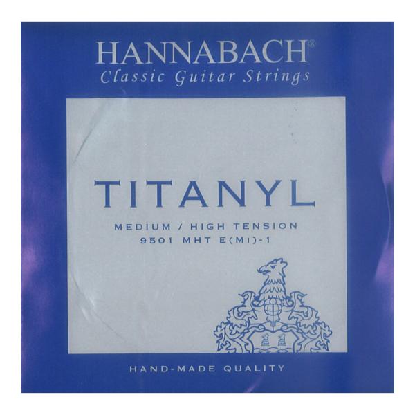 ハナバッハ クラシックギター弦 バラ弦 1弦 3本セット HANNABACH ミディアムハイテンション 9501MHT Titanyl ギター弦 クラギ弦。HANNABACH 9501MHT Titanyl ミディアムハイテンション 1弦用...