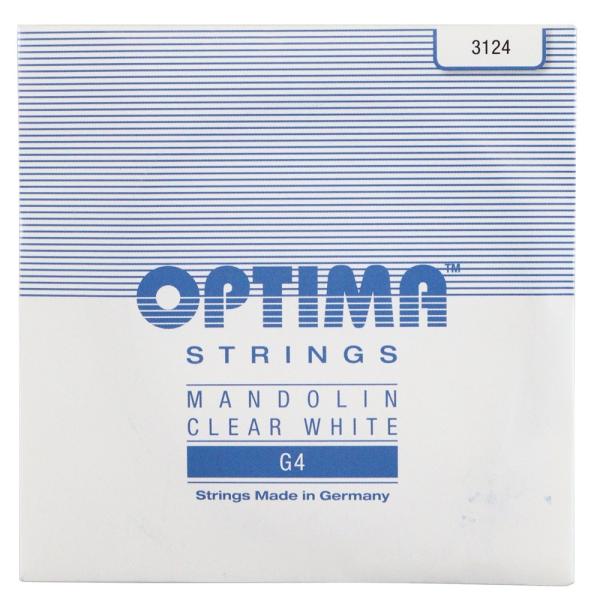 Optima Strings G4 3124 CLEAR WHITE 4弦 バラ弦 マンドリン弦×3セット。Optima Strings G4 3124 CLEAR WHITE 4弦 バラ弦 マンドリン弦オプティマ クリアホワイト マンドリ...