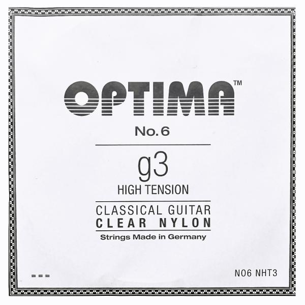 Optima Strings No6.NHT3 Nylon G3 High 3弦 バラ弦 クラシックギター弦×3本。Optima Strings No6.NHT3 Nylon G3 High 3弦 バラ弦 クラシックギター弦ドイツのオプティ...