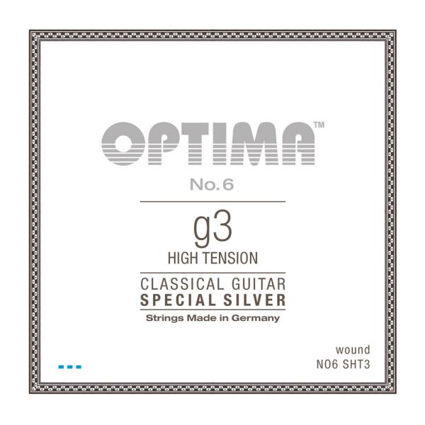 Optima Strings NO6.SHT3 No.6 Special Silver G3 High 3弦 バラ弦 クラシックギター弦×3本。Optima Strings NO6.SHT3 No.6 Special Silver G3 H...