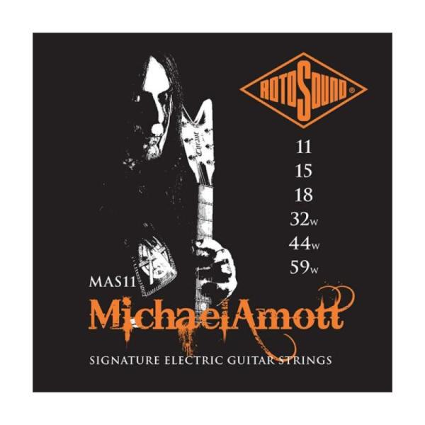 ロトサウンド ギター弦 6セット MAS11 Michael Amott Signature Sets 11-59 エレキギター弦×6セット ROTOSOUND 【Michael Amott Signature Sets Custom Ni...