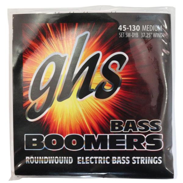 GHS 5M-DYB 5-String Bass Boomers MEDIUM Low B 045-130 5弦エレキベース弦×2セット。※画像はサンプルです。入荷時期によって掲載画像とパッケージデザインが異なる場合がございます。あらかじめ...