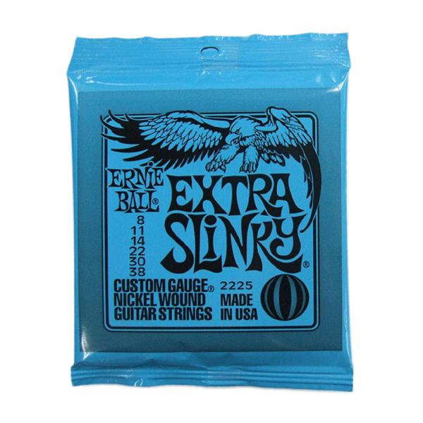 【2セット】 ERNIE BALL 08-38 Extra Slinky(2225)  エレキギター弦アーニーボール 2225/Extra Slinky エレキギター弦です。世界中のトップ・ギタリストから圧倒的な支持を得ているスタンダード・...