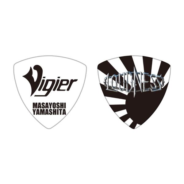 Vigier ヴィジェ 2023 YM-PICK BLK/RS Loudness 山下昌良 シグネイチャー ギターピック×10枚。ラウドネスのベーシスト山下昌良のシグネチュア・ピックに2023ニューデザインモデルが登場しました。ラウドネスロ...