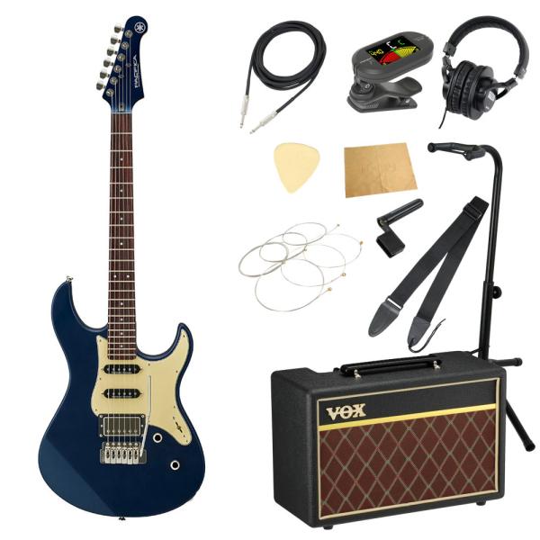 エレキギター 入門セット ヤマハ パシフィカ ギター PACIFICA612V II X MSB VOXアンプ付き 11点セット YAMAHA ギター 初心者セット。※ギター本体、アンプ以外の小物類に関しては、用途は同じですが掲載画像の製品...