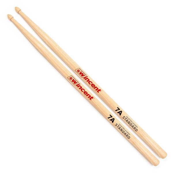 【4ペア】 Wincent ウィンセント W-7A ドラムスティック ヒッコリーウィンセントは、1992年にダン・ニーレンと父のボーによって誕生したスウェーデンのドラムスティックメーカーです。【仕様】・素材：ヒッコリー（Hickory）・全...