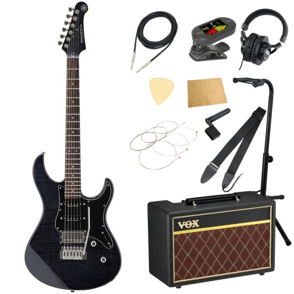 エレキギター 初心者セット ヤマハ YAMAHA PACIFICA612V II FM TBL パシフィカ VOXアンプ付き 入門11点※ギター本体、アンプ以外の小物類に関しては、用途は同じですが掲載画像の製品と異なる場合がございます。あら...