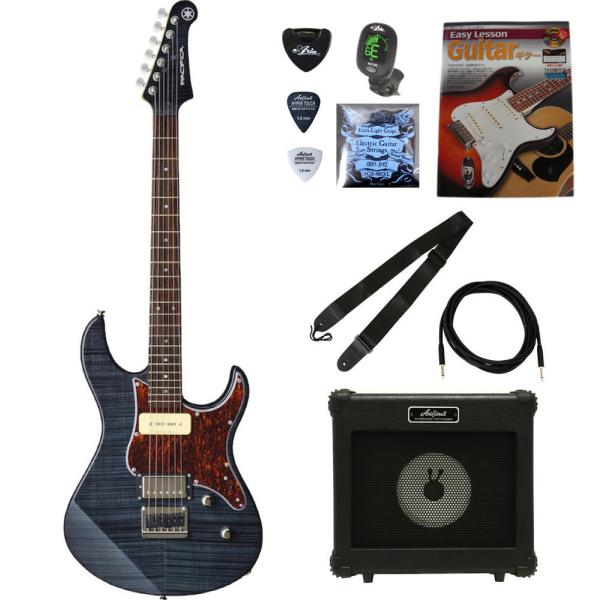 エレキギター 入門セット ヤマハ パシフィカ ギター PACIFICA611HFM TBL ARIAアンプと小物付き 9点セット YAMAHA ギター 初心者セット。エレキギターにAriaProII AG-10 PLUS、ケーブル、チューナ...