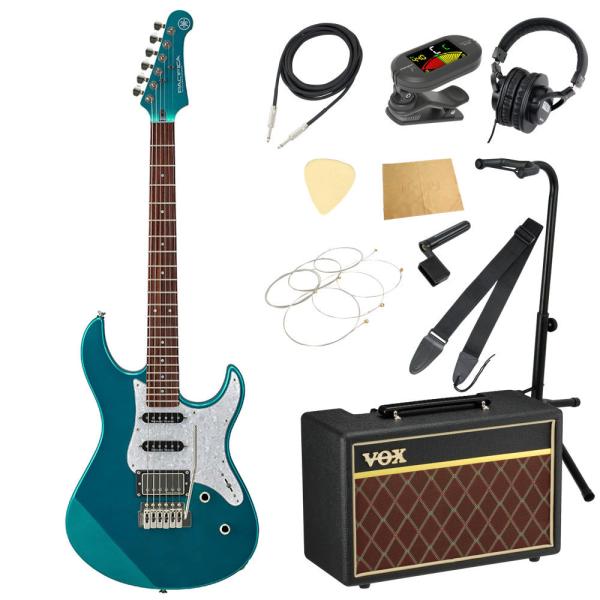 エレキギター 初心者セット ヤマハ パシフィカ ギター PACIFICA612V II X TGM VOXアンプ付き YAMAHA ギター 入門 11点セット。※ギター本体、アンプ以外の小物類に関しては、用途は同じですが掲載画像の製品と異な...