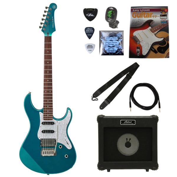 エレキギター 初心者セット ヤマハ パシフィカ ギター PACIFICA612V II X TGM ARIAアンプと小物付き YAMAHA ギター 入門 セット。エレキギターにAriaProII AG-10 PLUS、ケーブル、チューナー、...