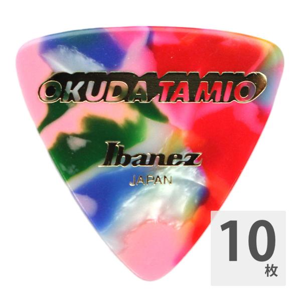 ギターピック 10枚 セット アコギ用 アイバニーズ 奥田民生 TAMIO-A2 IBANEZ イバニーズ。奥田民生モデルのピックです。厚さはMEDIUM。奥田民生のロゴマークをプリントしています。10枚セットでの販売となります。