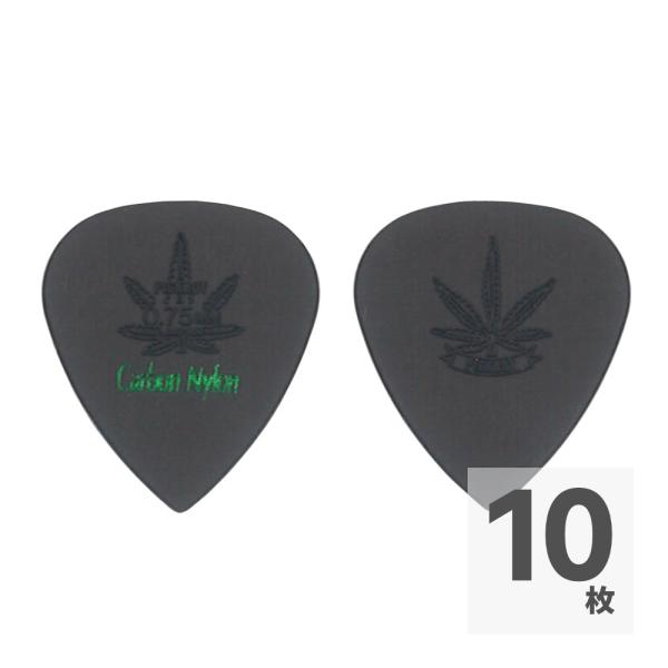 ギターピック 10枚 セット ピックボーイ 0.75mm High-Modulous GP-33R/075 PICKBOY。ピックボーイ・ハイモジュラスシリーズのギターピックです。カーボンの硬さとナイロンのしなやかさを併せ持つカーボン＆ナイ...