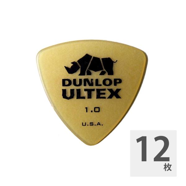 ギターピック 12枚 セット ジムダンロップ 1.0mm トライアングル 426 Ultex Triangle JIM DUNLOP ジムダン。ヴィンテージのべっ甲に代わる素材としてUltexを採用したピックです。シェイプ：トライアングルゲ...