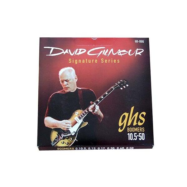 GHS GBDGG 0105-50 David Gilmour Signature Red Set エレキギター弦×6セットピンクフロイドのギタリスト『デヴィッド・ギルモア』のシグネチャーモデル弦。David GilmourがGHS Boo...