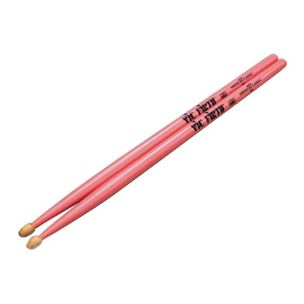 VIC FIRTH VIC-5AP Pink 5A×12SET ドラムスティックアメリカンクラシックシリーズパワーと操作性のバランスに優れた、ヴィックファースのベストセラーモデル「VIC-5A」のピンクラッカーフィニッシュモデル。サイズ：長...