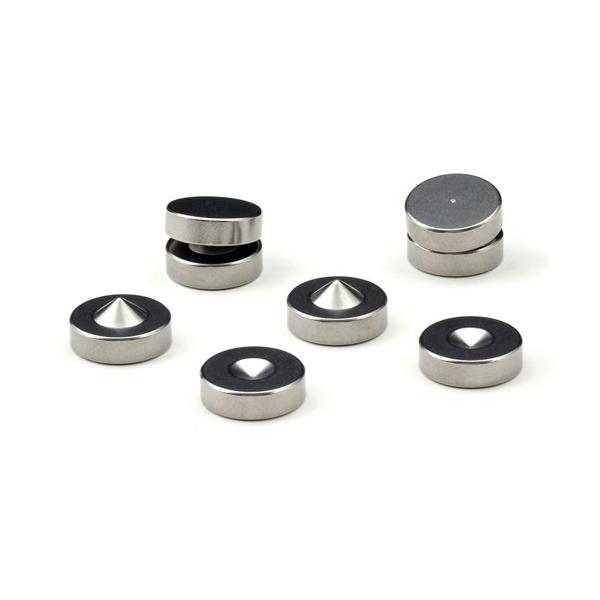 OYAIDE INS-US＆INS-SP スパイク＆スパイク受けセット インシュレーターオヤイデ電気のインシュレーター、「INS-US スパイク」と「INS-SP スパイク受け」をセットにしました。【INS-SPとINS-USとの組み合わせ...