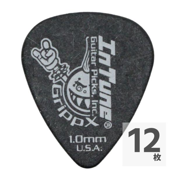 In Tune Guitar Picks（イン・チューン・ギターピック）DGP1-B100 GrippX-Xb 1.00mm Black ピック×12枚イン・チューン・ギターピックは、米国バージニア州で2000年に創業したピック専門メーカー...