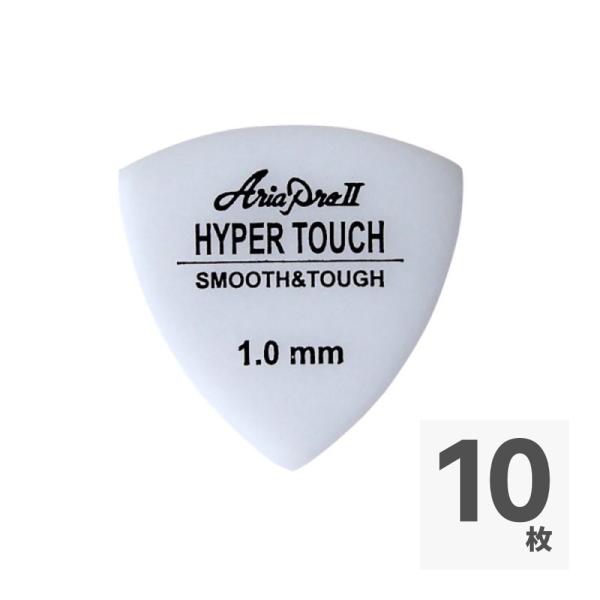 AriaProII HYPER TOUCH Triangle 1.0mm WH×10枚 ギターピックジュラコン(R)素材を使用した新世代のピック。対磨耗性にすぐれロングライフを誇るとともに、マット感覚のソフトな手触りと弾き心地を持ち、ナチュ...