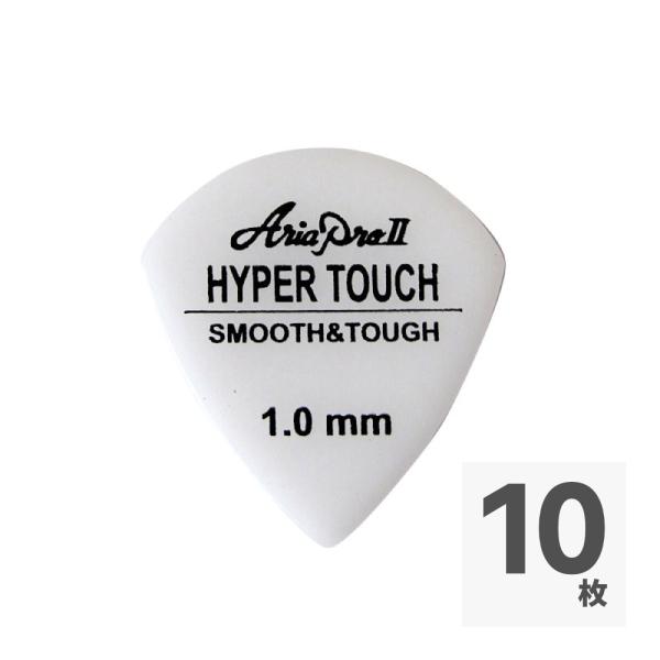 AriaProII HYPER TOUCH Jazz 1.0mm WH×10枚 ギターピックジュラコン(R)素材を使用した新世代のピック。対磨耗性にすぐれロングライフを誇るとともに、マット感覚のソフトな手触りと弾き心地を持ち、ナチュラルな中...