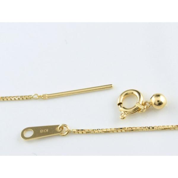 18金 ネックレス スライド ベネチアンチェーン k18 ゴールド 45cm 18k スライドピン クサリ ネックレス レディース ジュエリー アクセサリー 人気 :j1-0745vn:シエロ ...