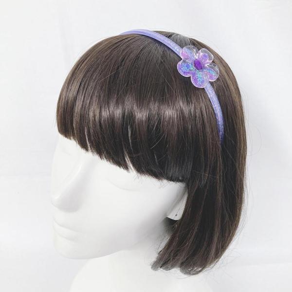 ブランド：ミナキュート(Minacute)商品種別：おもちゃ商品名：ミナキュート(Minacute) グリッターフラワー カチューシャ(パープル) Q7570 直径12cm・幅1cm製造元：ミナキュート(Minacute)