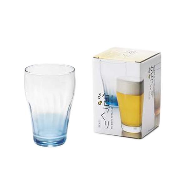 「取寄品」 「酒器・ジョッキ」 ビアグラス 泡づくりモールグラス ビールタンブラー ブルー アデリア 320ml クリーミーな泡が出来る機能性ピアグラス ビール独特の清涼感を引き立たせるビアグラスグラス内面のサンドブラスト加工により、きめ細...
