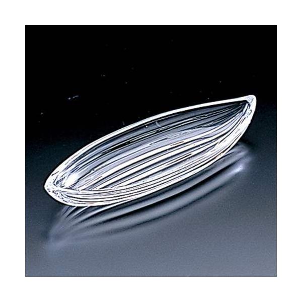 「取寄品」 「皿・ボウル・プレート」 水色 中皿（3個セット） ガラストレイ F-70524 アデリア 230×84×30mm 食器 お料理を上品に引き立てるガラス食器 クリスタルガラスならではの透明感の美しい「水色」シリーズお料理の美味し...