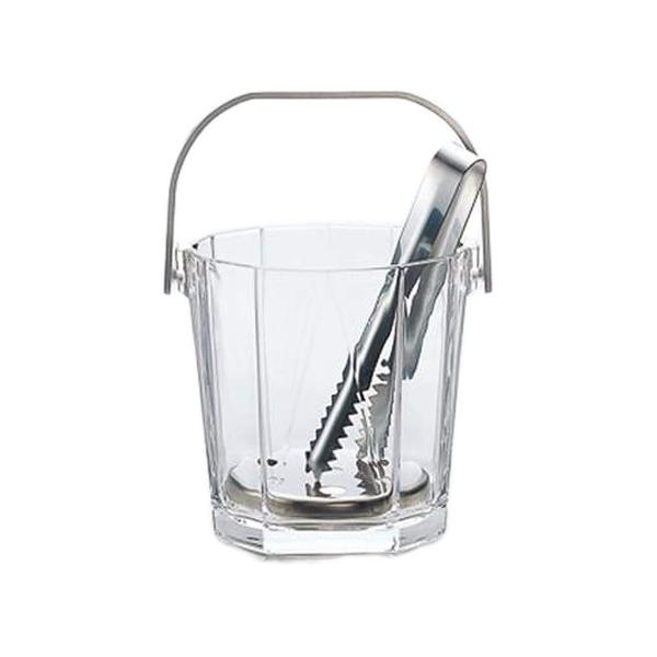 「取寄品」 「酒器・ジョッキ」 シュマールアイスペール 酒器（氷入れ） M-6803 アデリア 900ml 日本製 パーティ用品 石塚硝子 水割りやロックなどのお酒を楽しむのに欠かせないアイスペール 吊り手・トング・水切りはステンレス製で、...