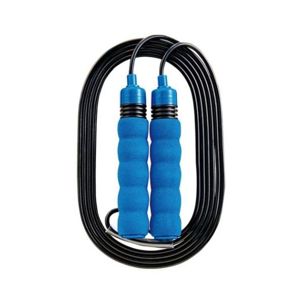 「おもちゃ」 なわとび フィットロープ ブルー クツワ 縄跳び 玩具 二重飛びにも最適なわとび やわらかグリップで跳びやすい！ 手にフィットしてにぎりやすいやわらかグリップ ロープの保護と遠心力が増すプロテクター付 跳びやすい長さに調節でき...
