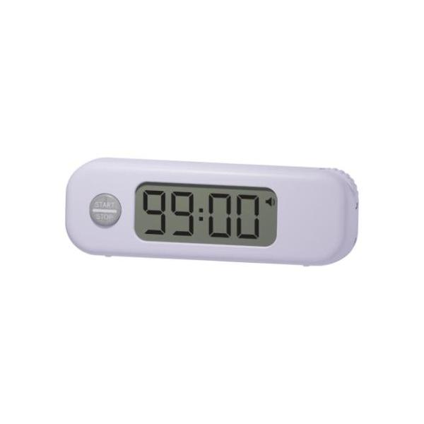 「置き時計 壁掛け時計」 タイマー スティックルタイマーダイヤル式 バイオレット ソニック ダイヤル式　持ち運びしやすい勉強用 持ち運びやすい勉強用タイマー ダイヤルをクルッと回して時間設定。持ち運びに便利なスティックタイプのタイマーが登場...