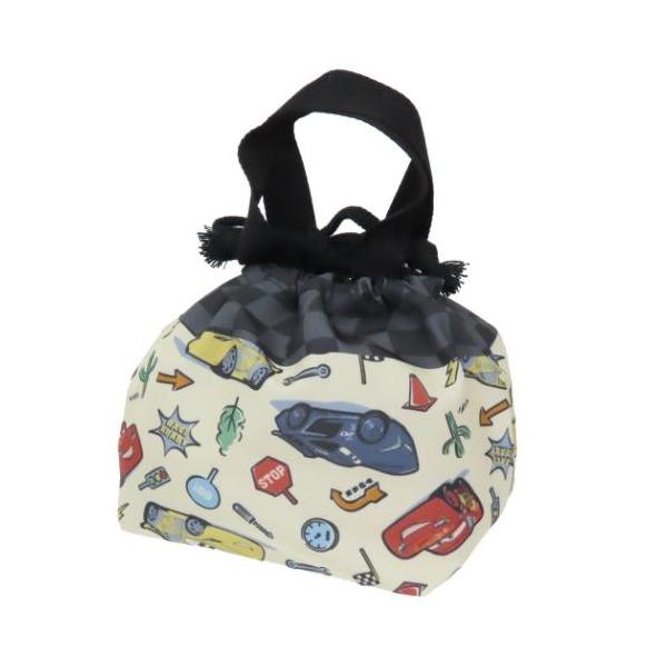 「ランチ巾着」 カーズ キャラクター ランチ巾着 マチ付き巾着 新入学 ディズニー グッズ 新入学 新学期にぴったりなスクール雑貨シリーズ 大人気ディズニーキャラクターの可愛らしい新作キッズ雑貨シリーズこちらはとっても可愛い[マチ付きランチ...