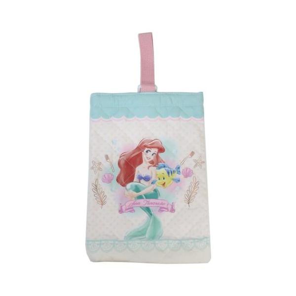 「シューズバッグ」 リトルマーメイド 体育館靴かばん キルト シューズバッグ アイボリー 新入学 ディズニープリンセス キャラクター グッズ 新入学 新入園にぴったりなかわいいスクール雑貨シリーズ 大人気ディズニーキャラクターから新作キッズ...