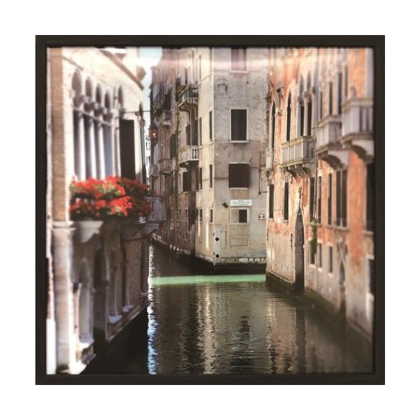 「取寄品」 「写真・フォトアート」 インテリアアート 500 写真 アート Joseph Eta Canal Meander 1 美工社 52×52×3.5cm 額装品 絵画を飾ってお部屋をワンランク上の素敵な空間に お部屋に飾りやすい50...