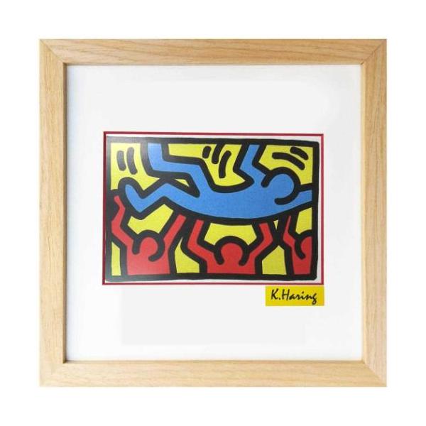 「取寄品」 「ポップアート」 アートフレーム キースヘリング Keith Haring Untitled 額付き ギフト アメリカポップアートを牽引する代表的なアーティスト （1958-1990） アメリカ、ポップ アートを牽引する代表的な...