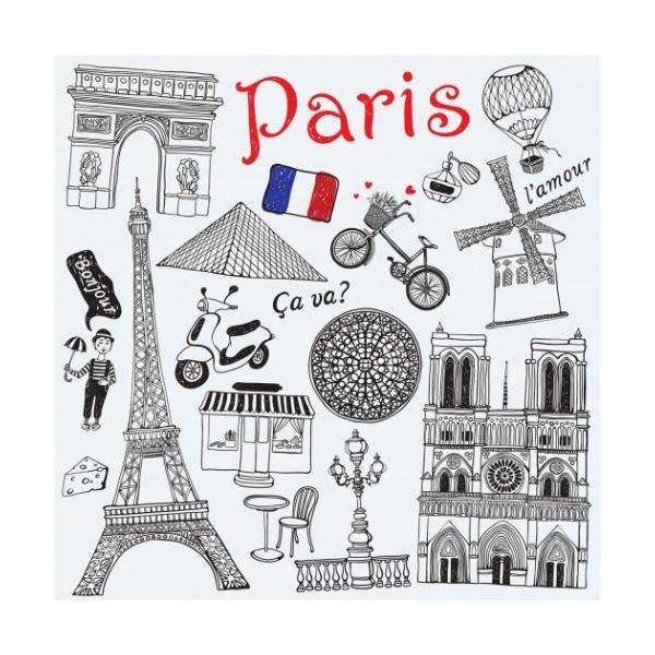 「取寄品」 「カフェ風インテリア」 プチ キャンバスアート Petit Canvas Art カフェ インテリア パリ インテリア ギフト 装飾 美工社 30×30×2.5cm たくさん飾って楽しいお手軽アート フレームがついていない為軽く...