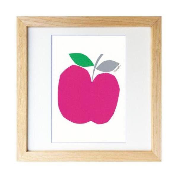 「取寄品」 「ポップアート」 YUYA　250series ユウヤ アートフレーム 美工社 JAZZ APPLE インテリア 飾りやすいサイズの可愛いアートフレーム 切り絵作家 イラストレーターの[ユウヤ/YUYA]武蔵野美術大学建築学科卒...